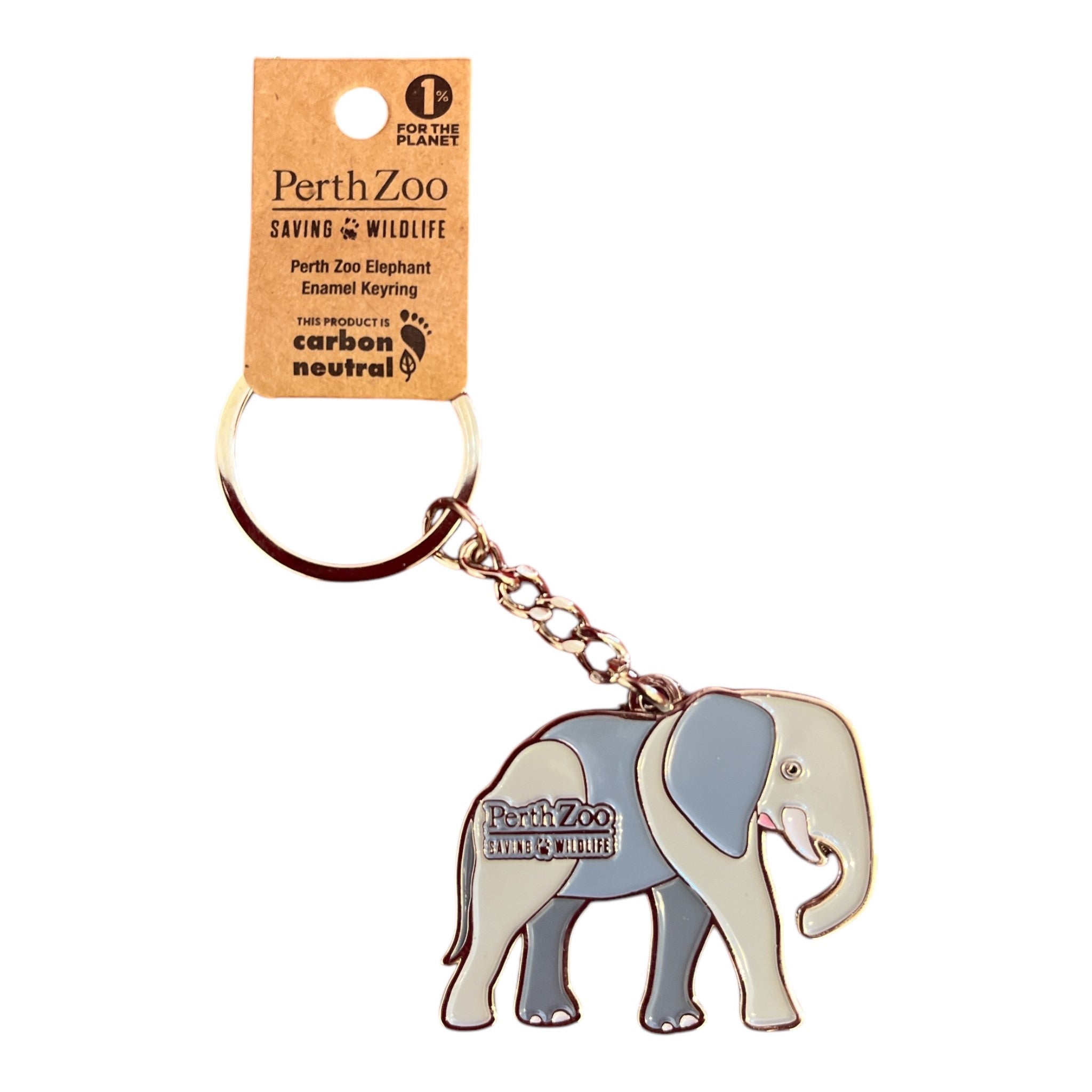 Perth Zoo Elephant Keyring – Perth Zoo Shop