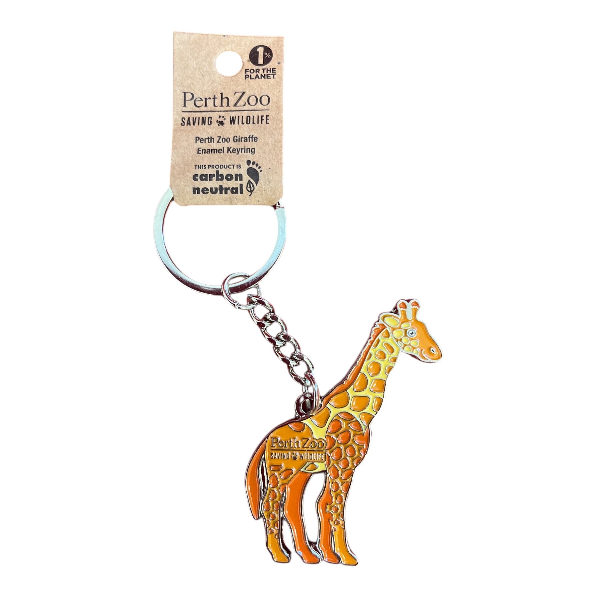 Perth Zoo Giraffe Keyring – Perth Zoo Shop