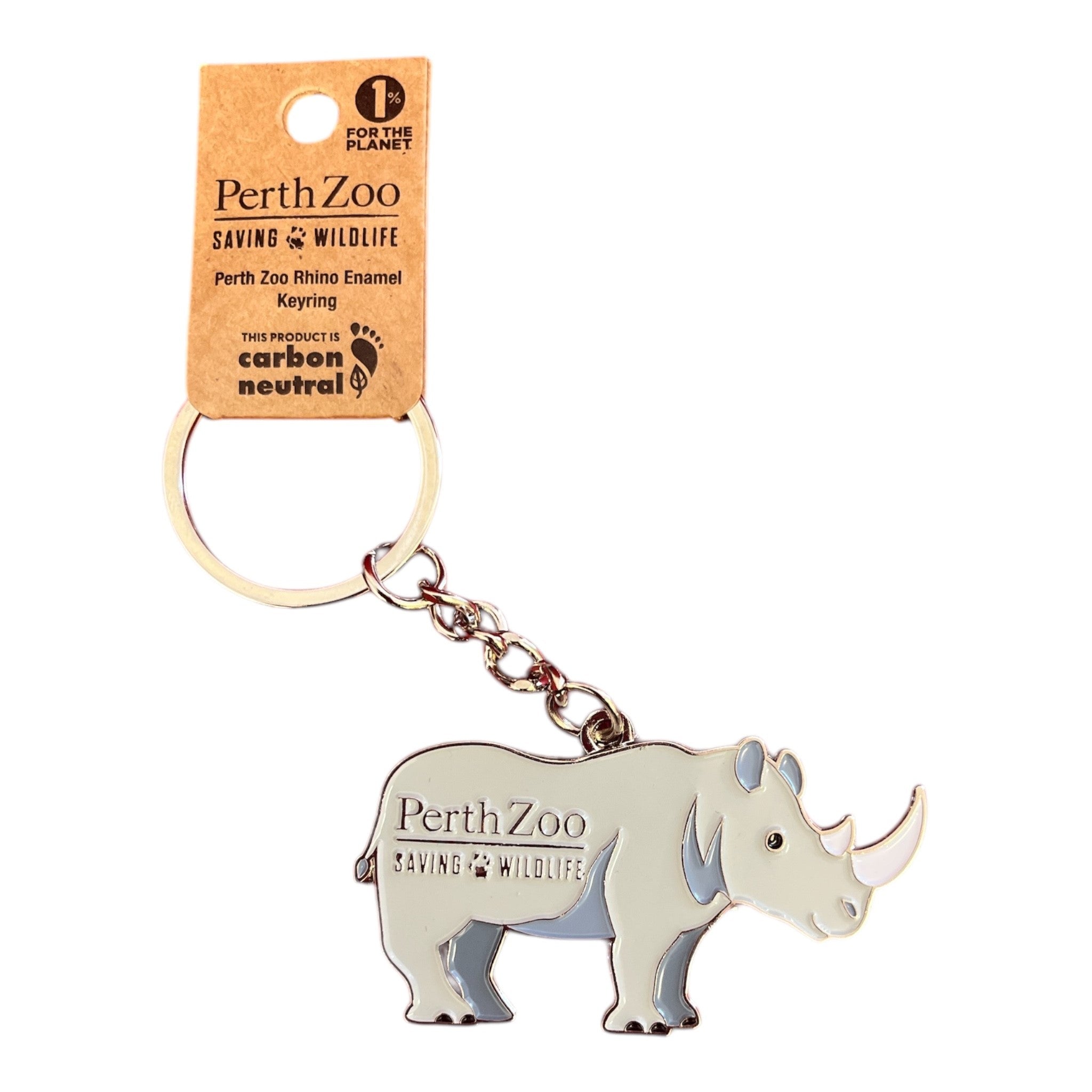 Perth Zoo Rhino Keyring – Perth Zoo Shop