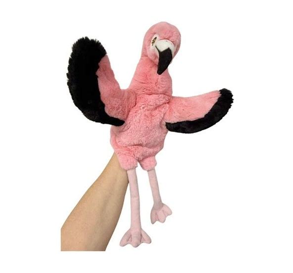 Flamingo Eco Soft Hand Puppet – Perth Zoo Shop