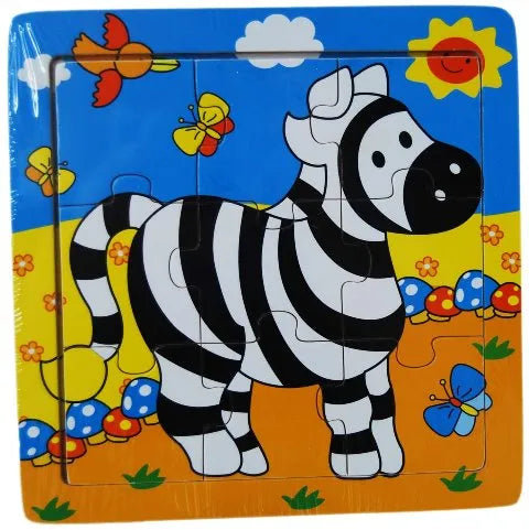 Zebra Wooden Puzzle – Perth Zoo Shop
