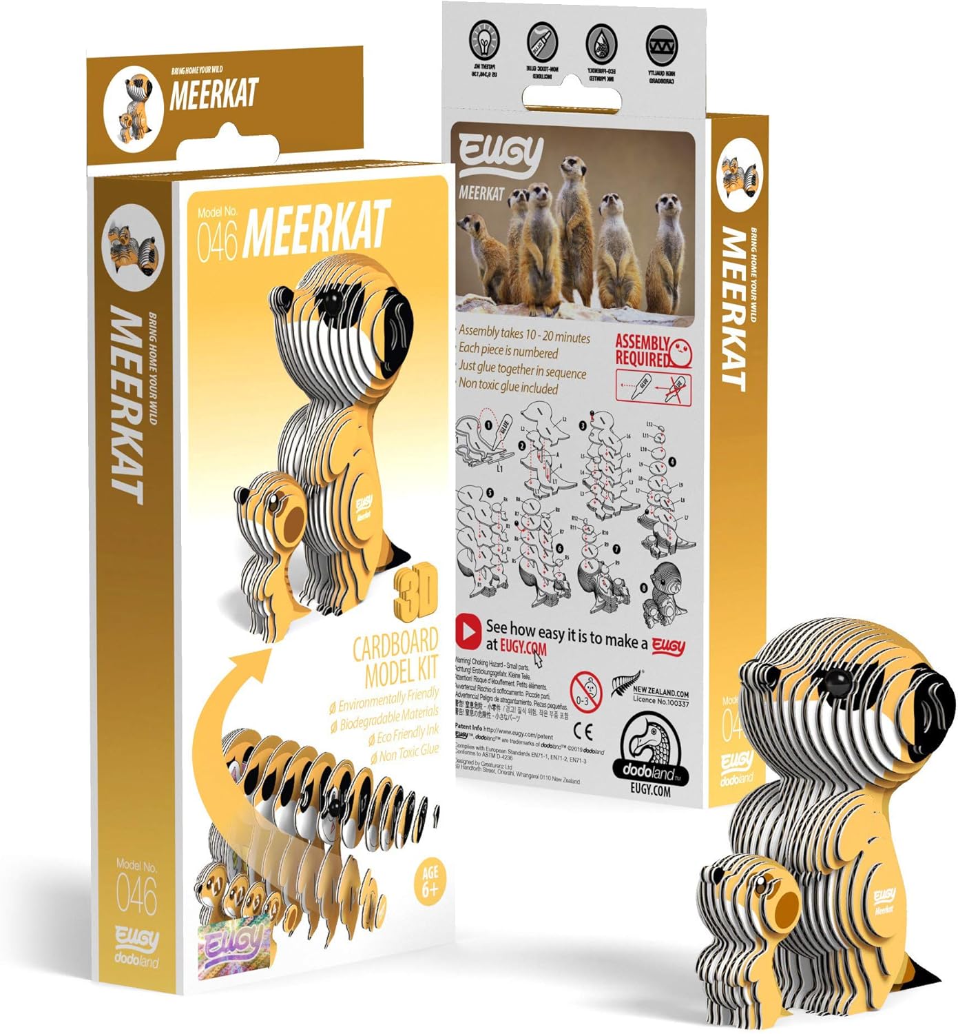 Eugy Meerkat 3D Model – Perth Zoo Shop