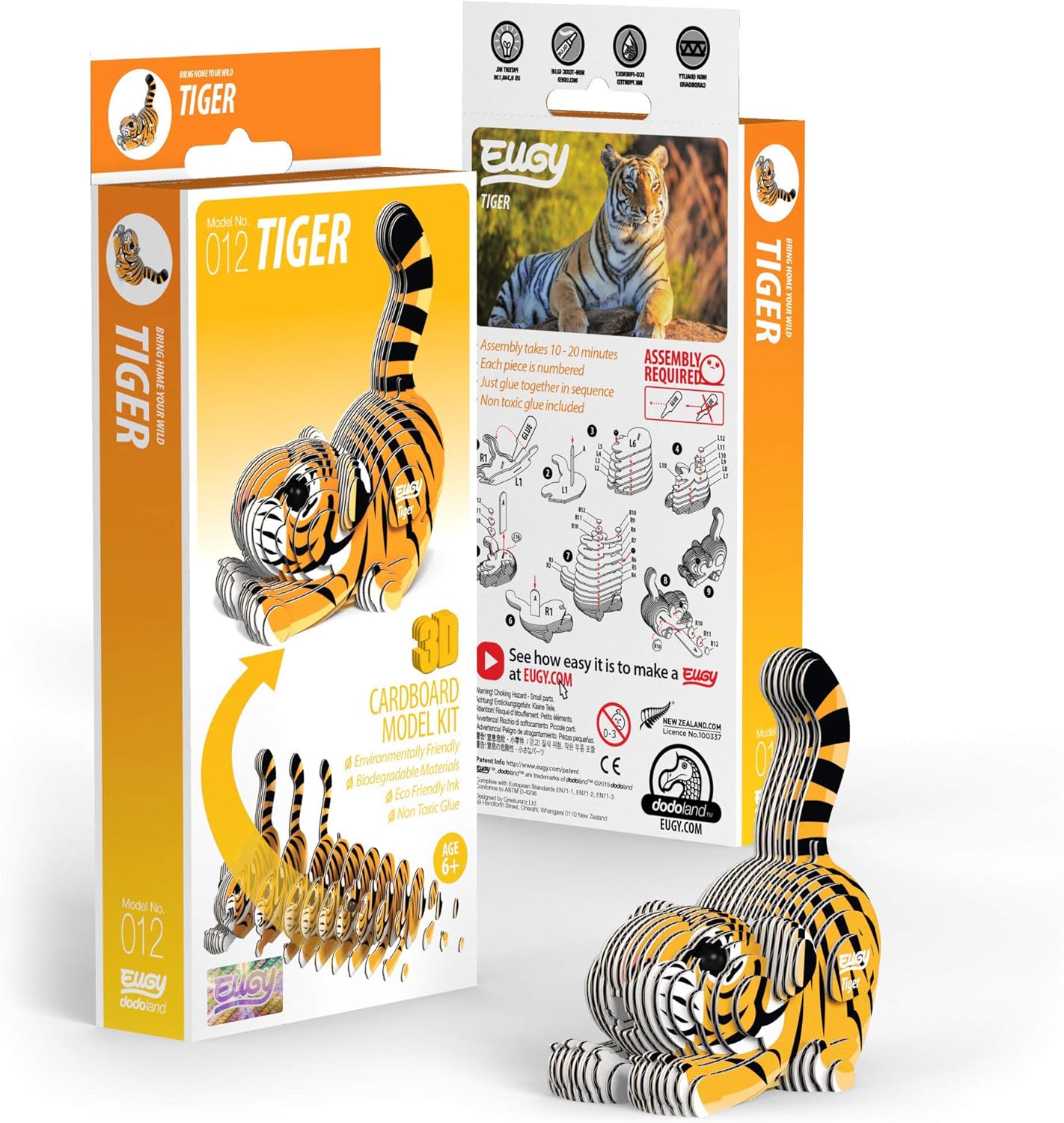 Eugy Tiger 3D Model – Perth Zoo Shop
