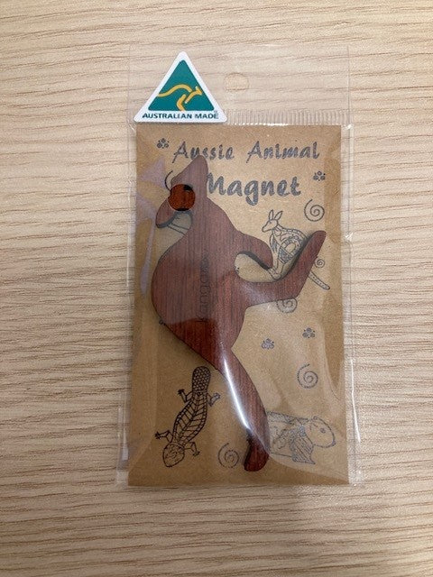 Wooden Magnet Kangaroo - Australian Made – Perth Zoo Shop