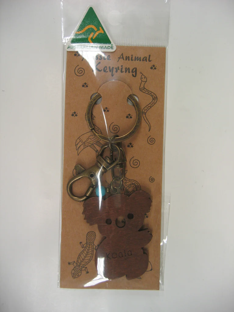 Wooden Keyring Koala - Australian Made – Perth Zoo Shop