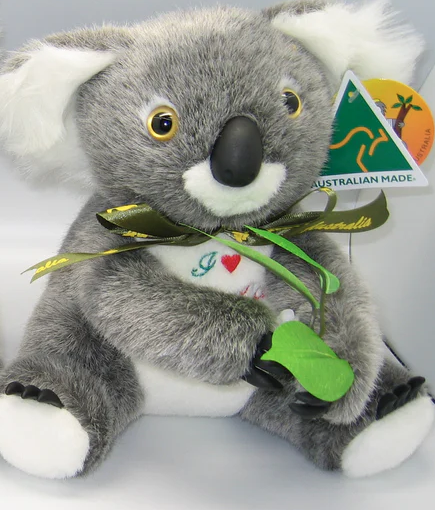 Koala Soft Toy with ribbon - Australian Made – Perth Zoo Shop