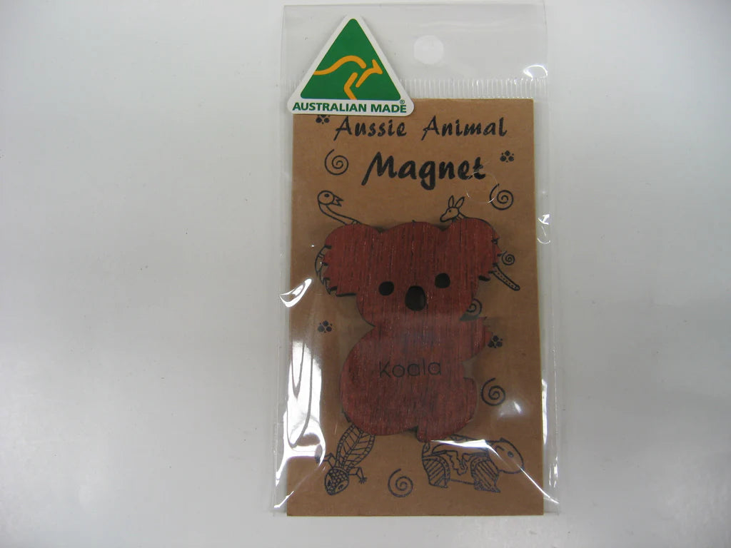 Wooden Magnet Koala Australian Made – Perth Zoo Shop
