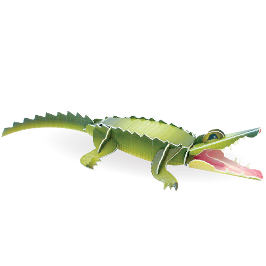 Crocodile Pop-Out Construction Postcard – Perth Zoo Shop